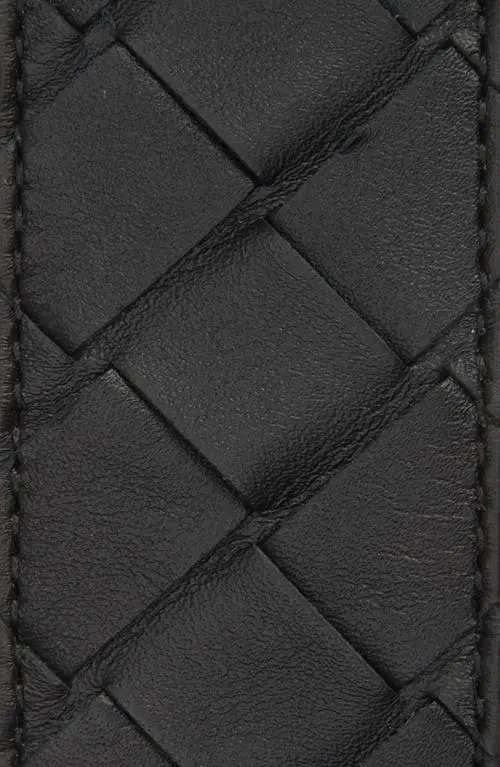 Bottega Veneta Knot Buckle Intrecciato Belt
