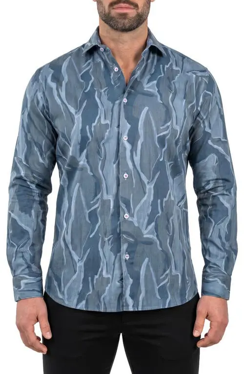 MACEOO Fibonacci Contemporary Fit Button-up Shirt