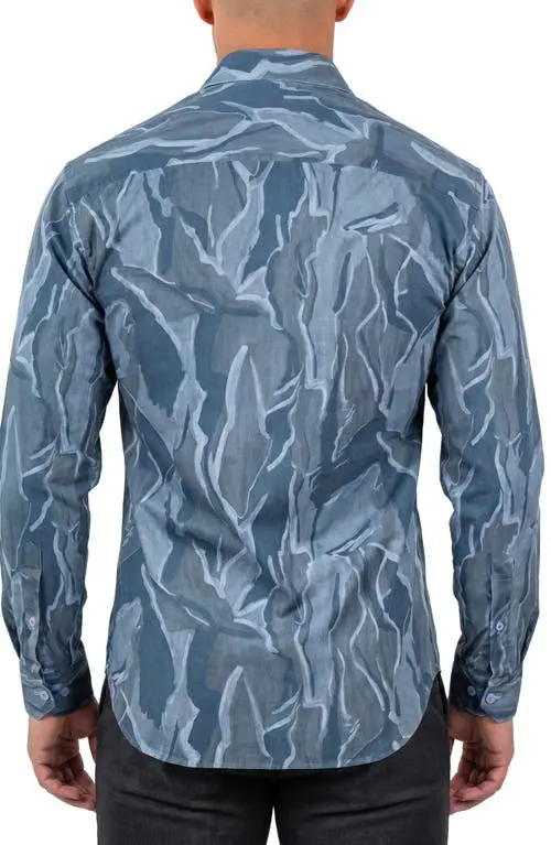 MACEOO Fibonacci Contemporary Fit Button-up Shirt