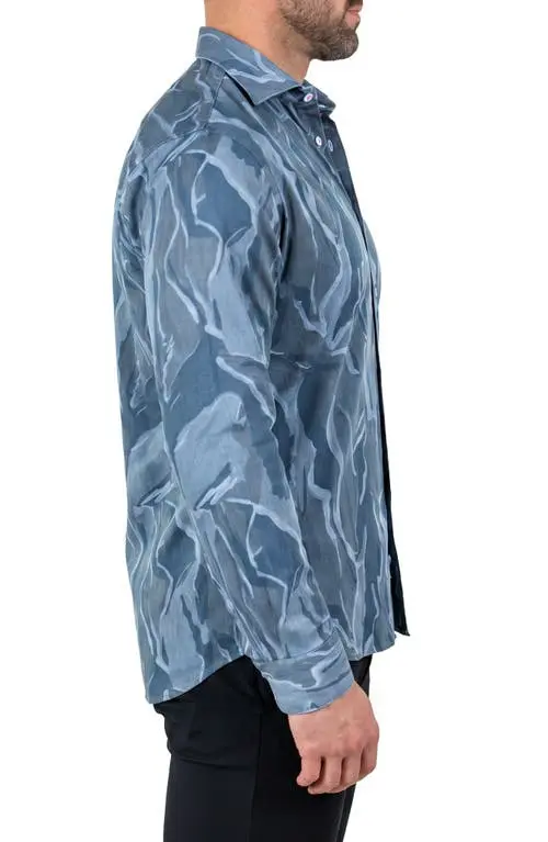 MACEOO Fibonacci Contemporary Fit Button-up Shirt