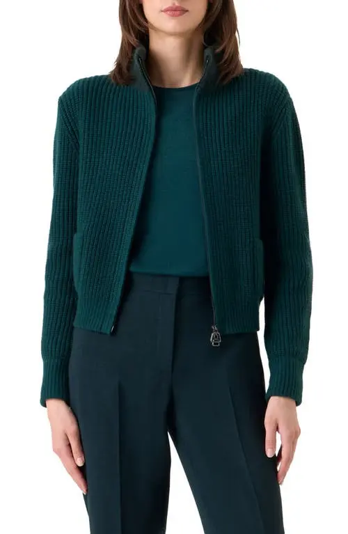 Akris Virgin Wool - Forest Green