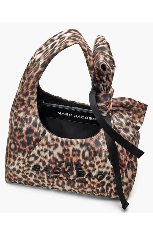 Marc Jacobs The Bow Leopard Nylon Sack Bag