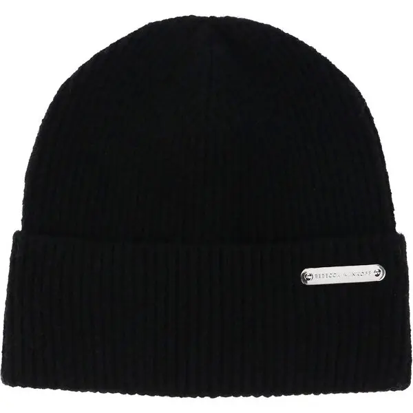 Rebecca Minkoff Rib Knit Cuff Beanie - Black