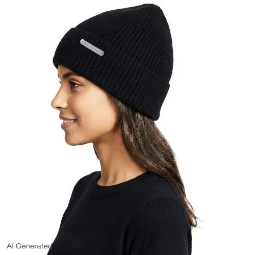 Rebecca Minkoff Rib Knit Beanie - Black