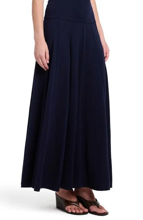 TWP Seamed Wool Maxi Skirt