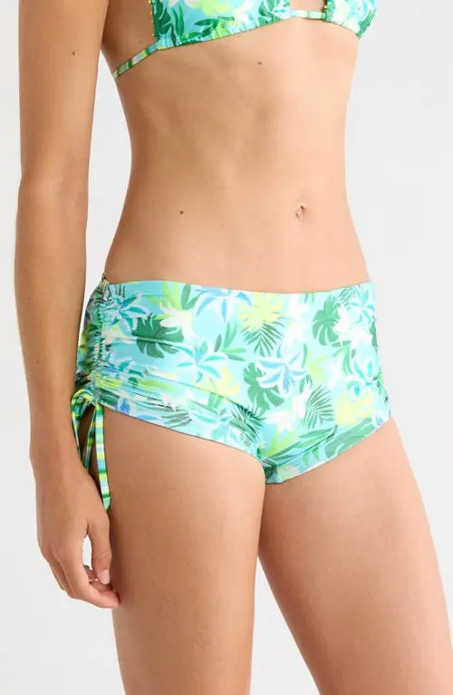 KULANI KINIS Ruched Cheeky Swim Shorts