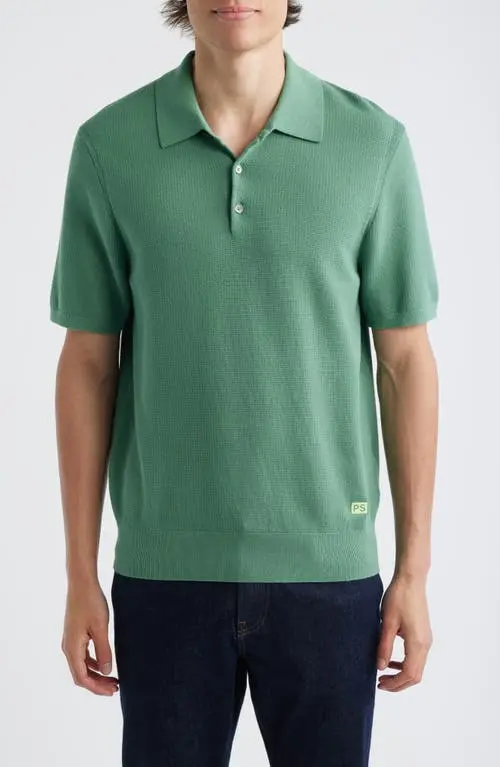 Paul Smith Short Sleeve Organic Cotton Polo Sweater