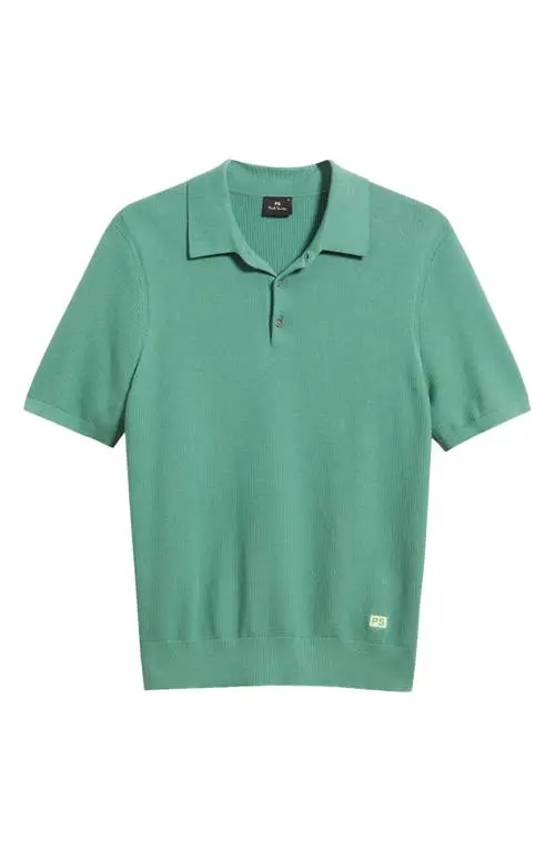 Paul Smith Short Sleeve Organic Cotton Polo Sweater