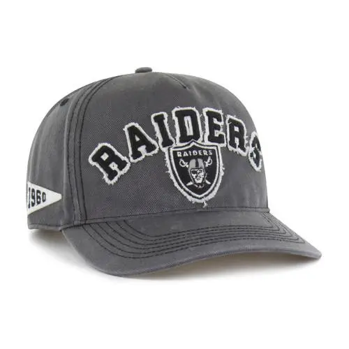 '47 Las Vegas Raiders Calderwood Well Worn Hitch Adjustable Hat - Charcoal