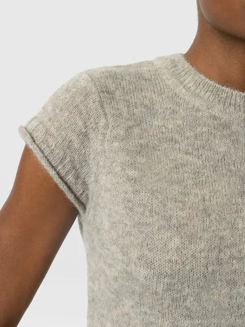 SAINT + SOFIA Ariella Baby Tee - Grey