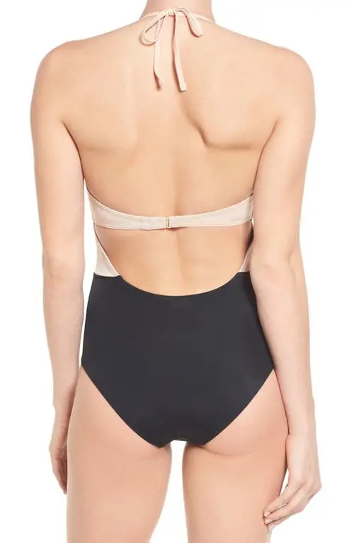 Topshop Scallop One-piece Swimsuit