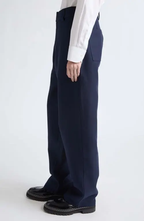 LII Double Faced Wide Leg Trousers