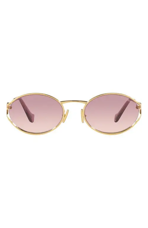 Miu Miu 54mm Gradient Oval Sunglasses