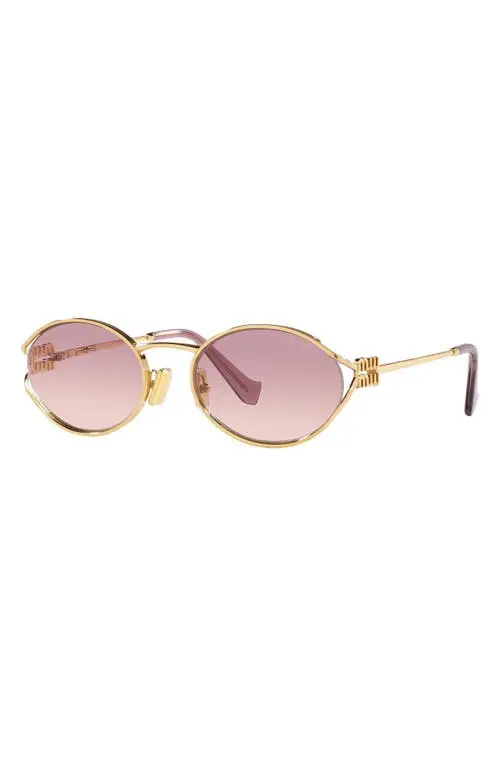 Miu Miu 54mm Gradient Oval Sunglasses