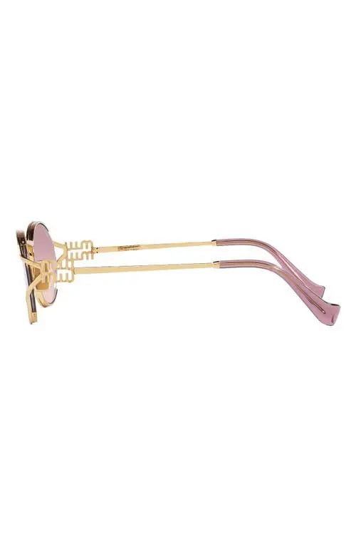 Miu Miu 54mm Gradient Oval Sunglasses