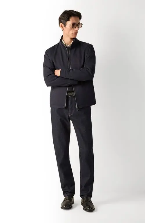 Zegna Motorin Water Repellent Microfiber Jacket