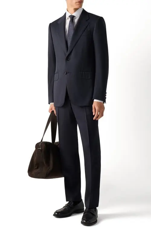 Zegna Wool Suit - Navy Blue