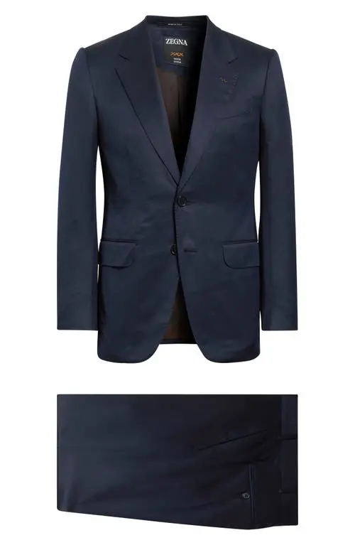 Zegna Wool Suit - Navy Blue