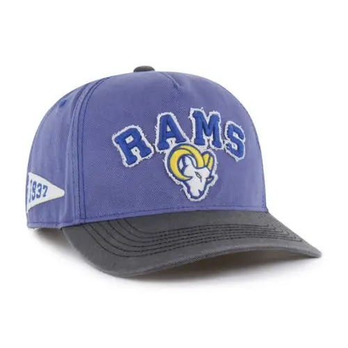 '47 Los Angeles Rams Calderwood Well Worn Hitch Adjustable Hat - Royal