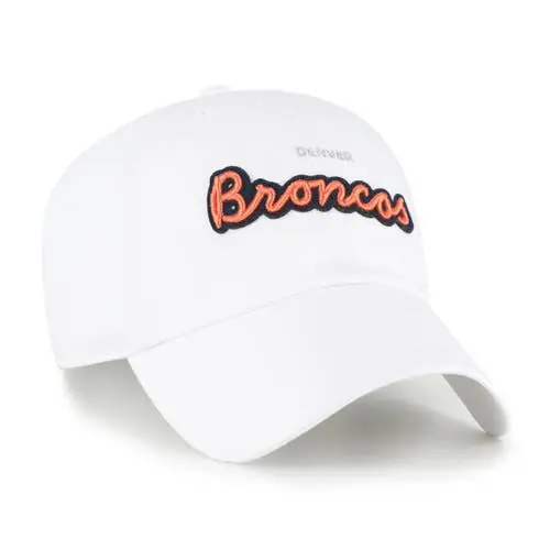 '47 Denver Broncos Trendy Script Clean Up Adjustable Hat