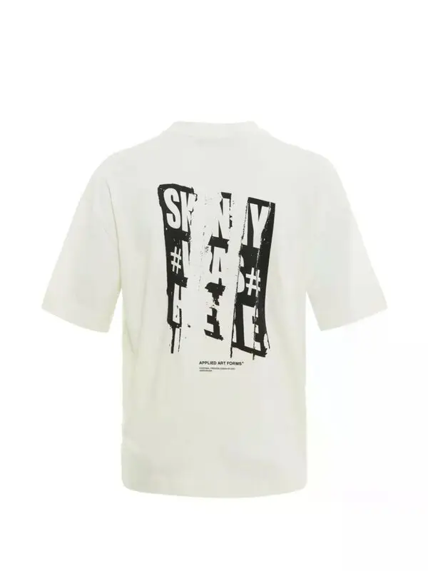APPLIED ART FORMS Lm1-4 Graphic-print Oversized T-shirt