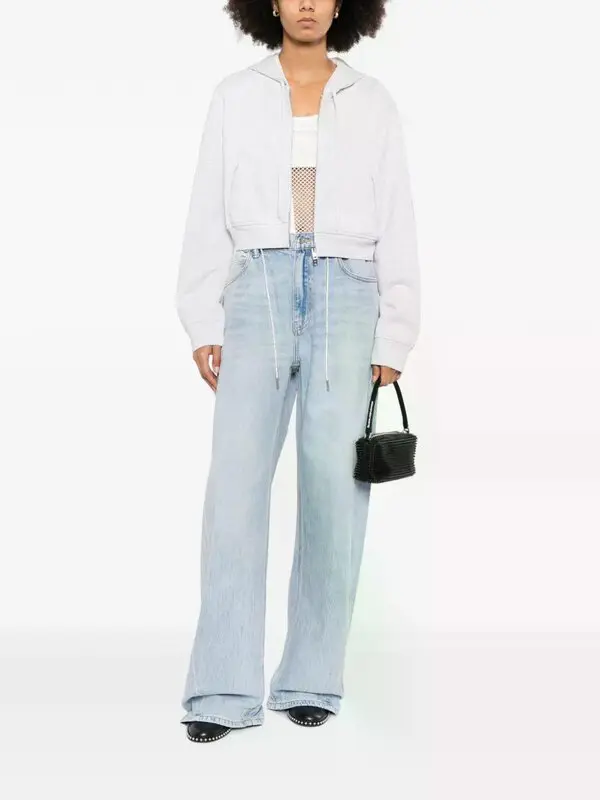 Alexander Wang Drawstring Wide-leg Jeans