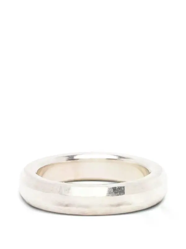 Werkstatt:München Classic Round Edges Ring - Silver