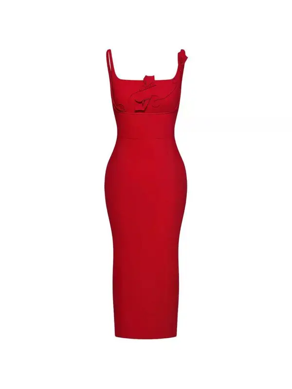 Jw Pei Ruffled Dress - Red