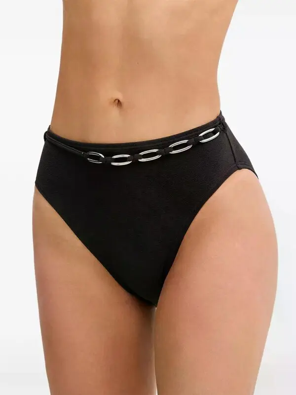 Michael Kors Chain-link Bikini Bottoms - Black