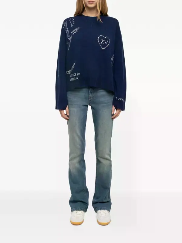 Zadig&Voltaire Markuz Jumper 100% Cashmere