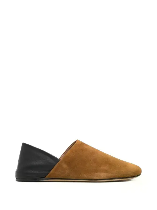JW Anderson Two-tone Loafers - Brown