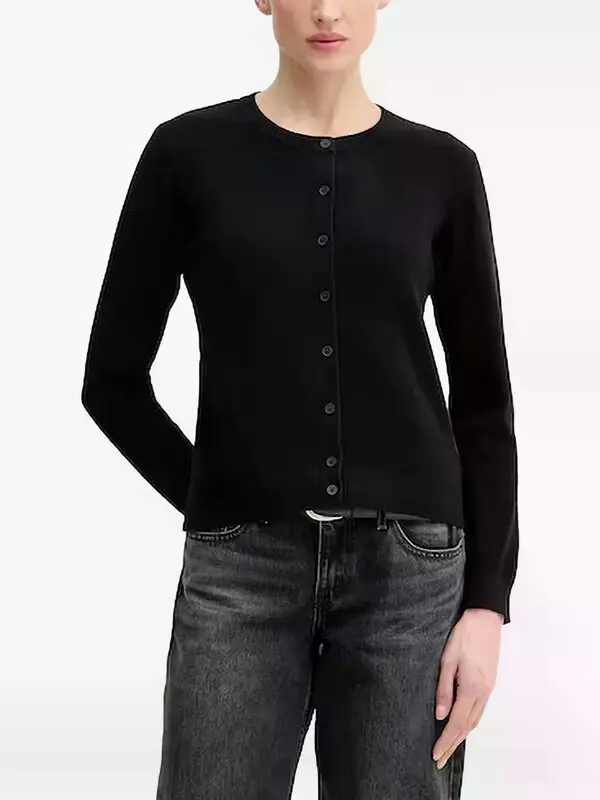 BENETTON Button Knitwear - Black
