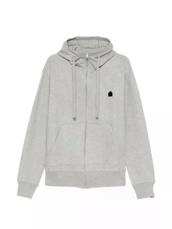 DOVER STREET MARKET Marl-effect Drawstring Hoodie - Grey