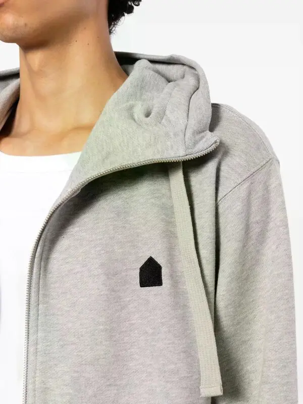 DOVER STREET MARKET Marl-effect Drawstring Hoodie