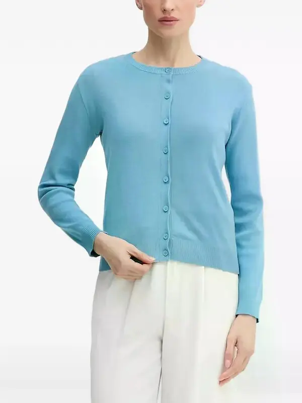 BENETTON Cotton Cardigan - Blue
