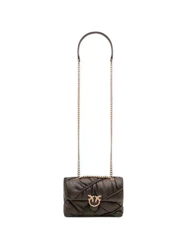 Pinko Love Puff Braided Shoulder Bag