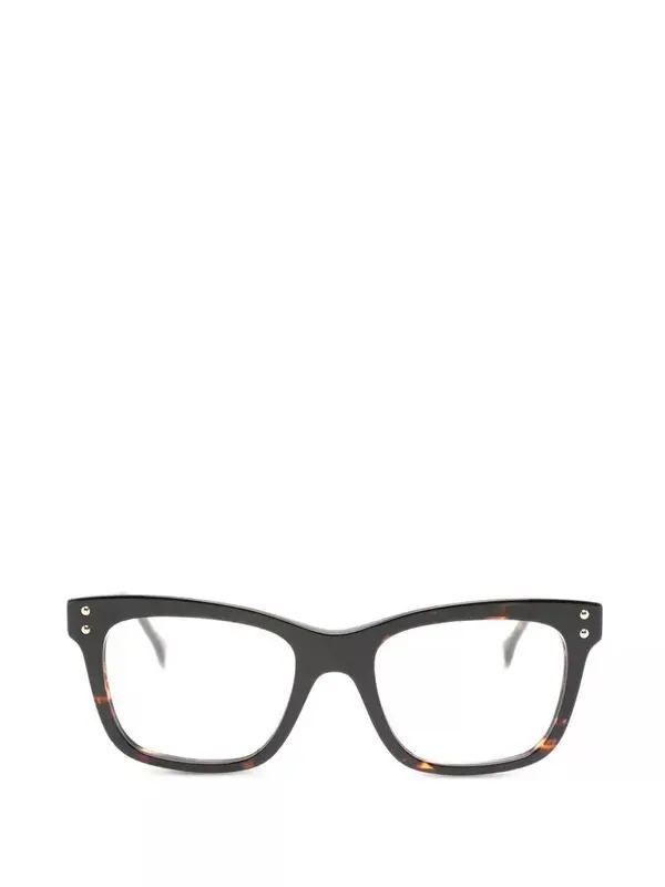 Carolina Herrera Tortoiseshell-effect Square-frame Glasses - Brown