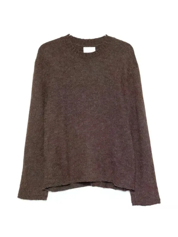 DIANA STUDIO Brushed-knit Crew-neck Sweater