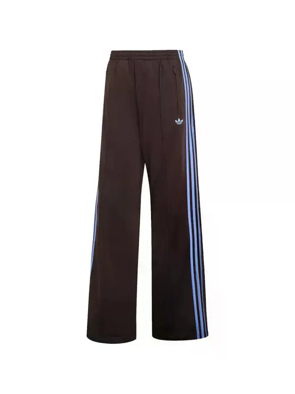 Adidas Firebird Logo-embroidered Track Pants - Brown