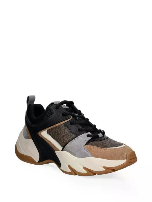 Michael Kors Mixed-media Chase Sneakers