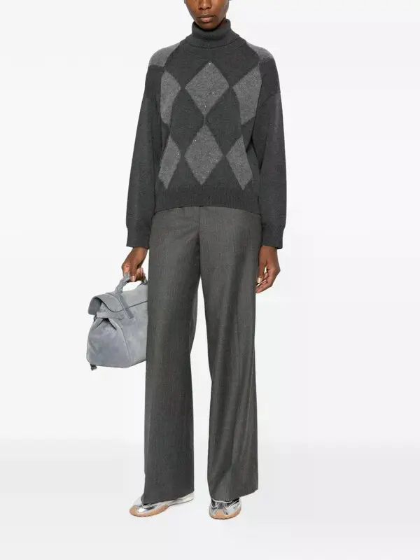 Peserico Pinstripe Tailored Trousers