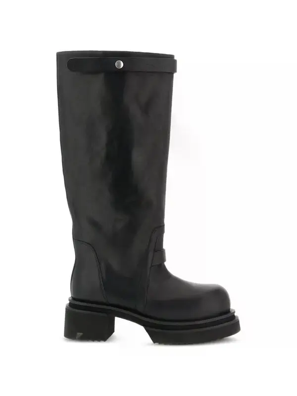 Rick Owens Calfskin Boots - Black