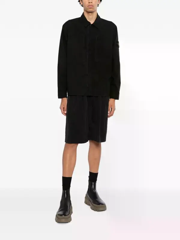 Stone Island Logo-patch Shirt