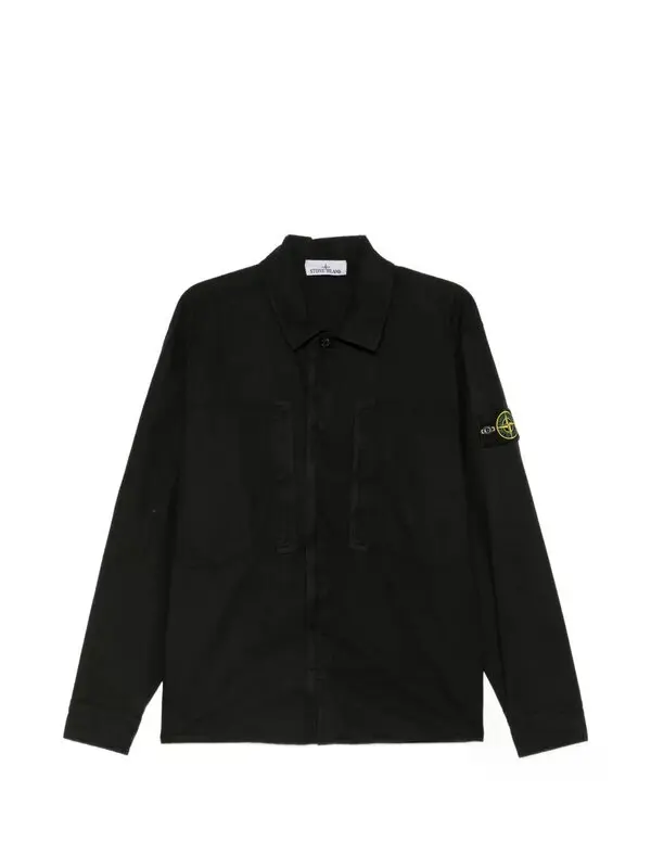 Stone Island Logo-patch Shirt