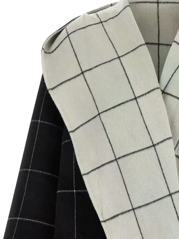 TOTEME Reversible Windowpane-check Coat