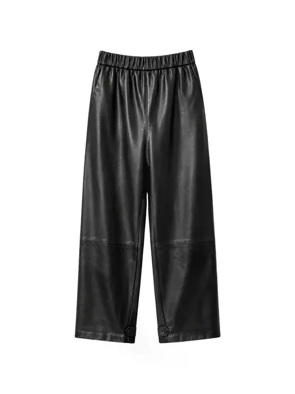 Dusan Nappa Leather Carrot Trousers