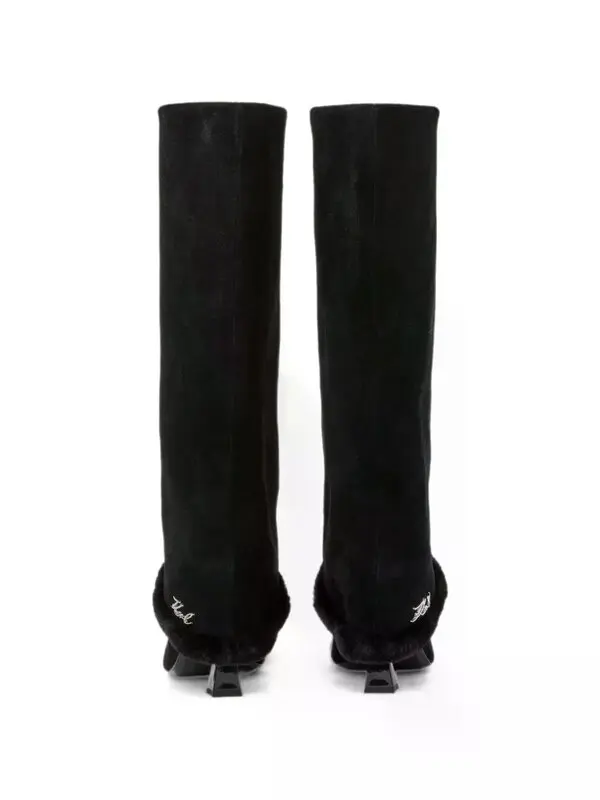 Karl Lagerfeld Debutante Fold-down High-leg Boots