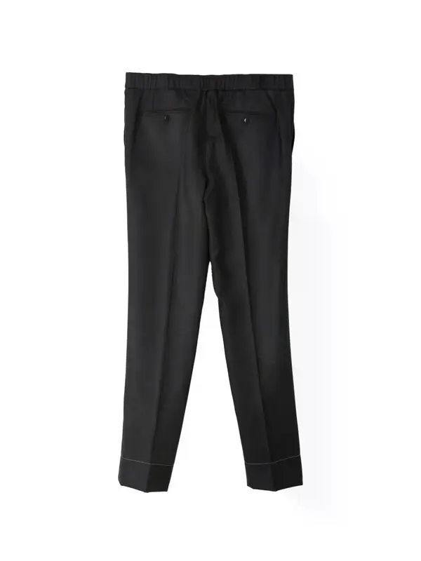 Brioni Elasticated Waistband Wool Trousers