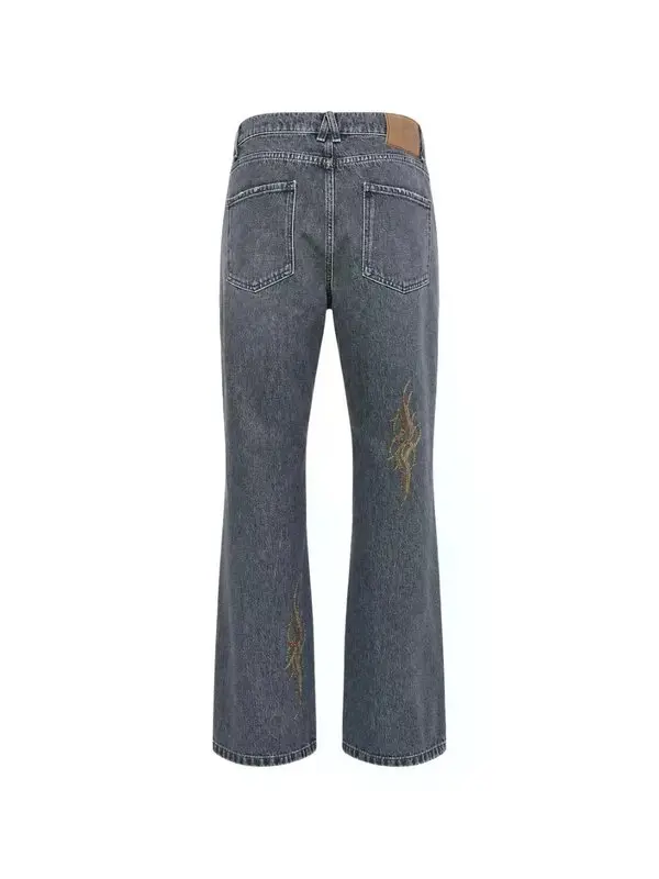 Alchemist Studio Crystal-embellished Flared Jeans