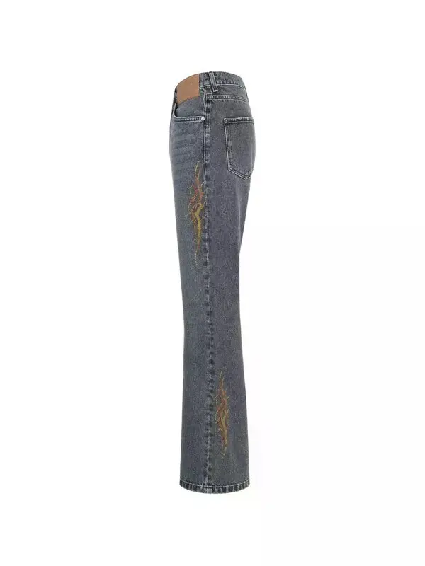 Alchemist Studio Crystal-embellished Flared Jeans